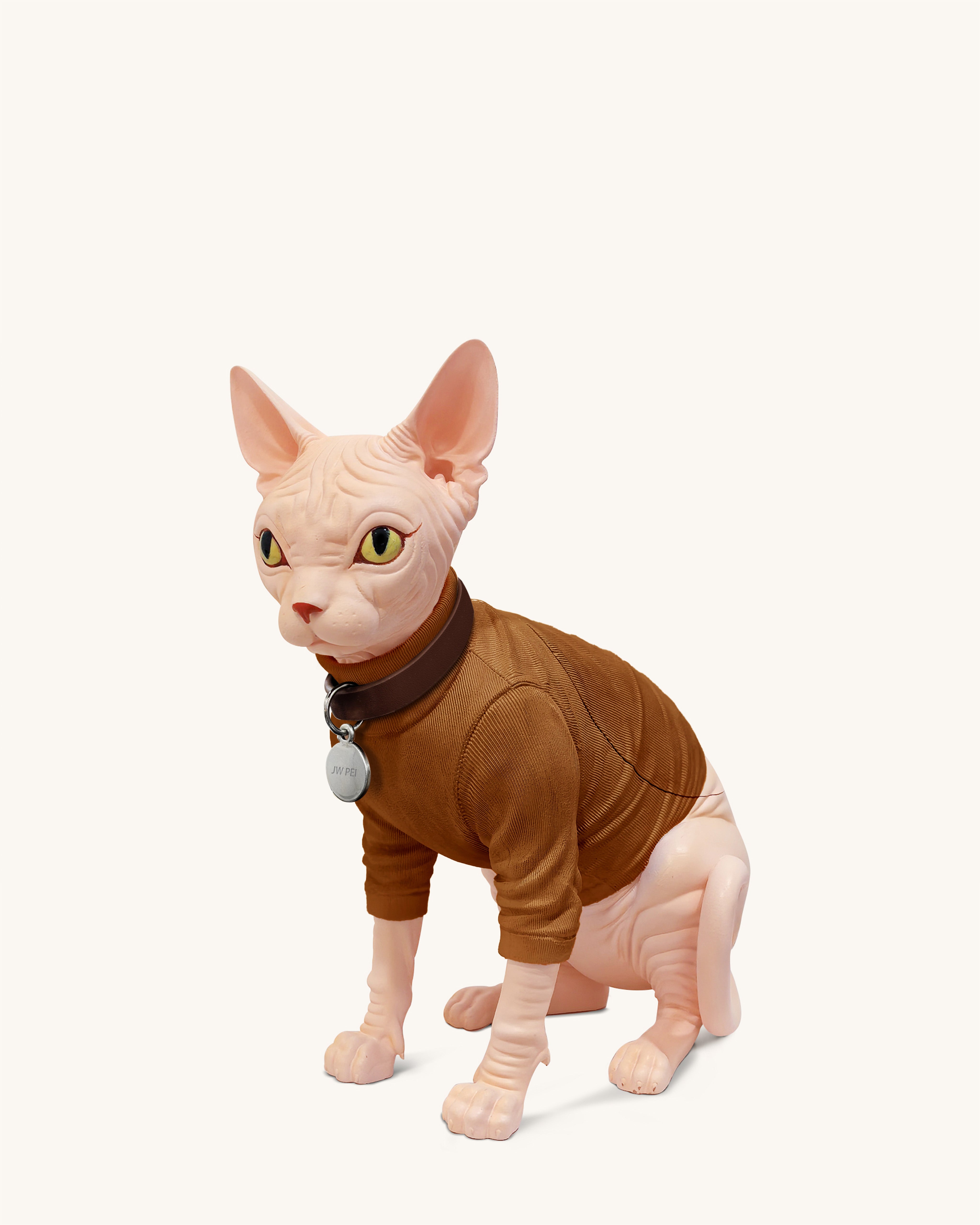 Sadie Cat Clutch - Brown/Pink | JW PEI